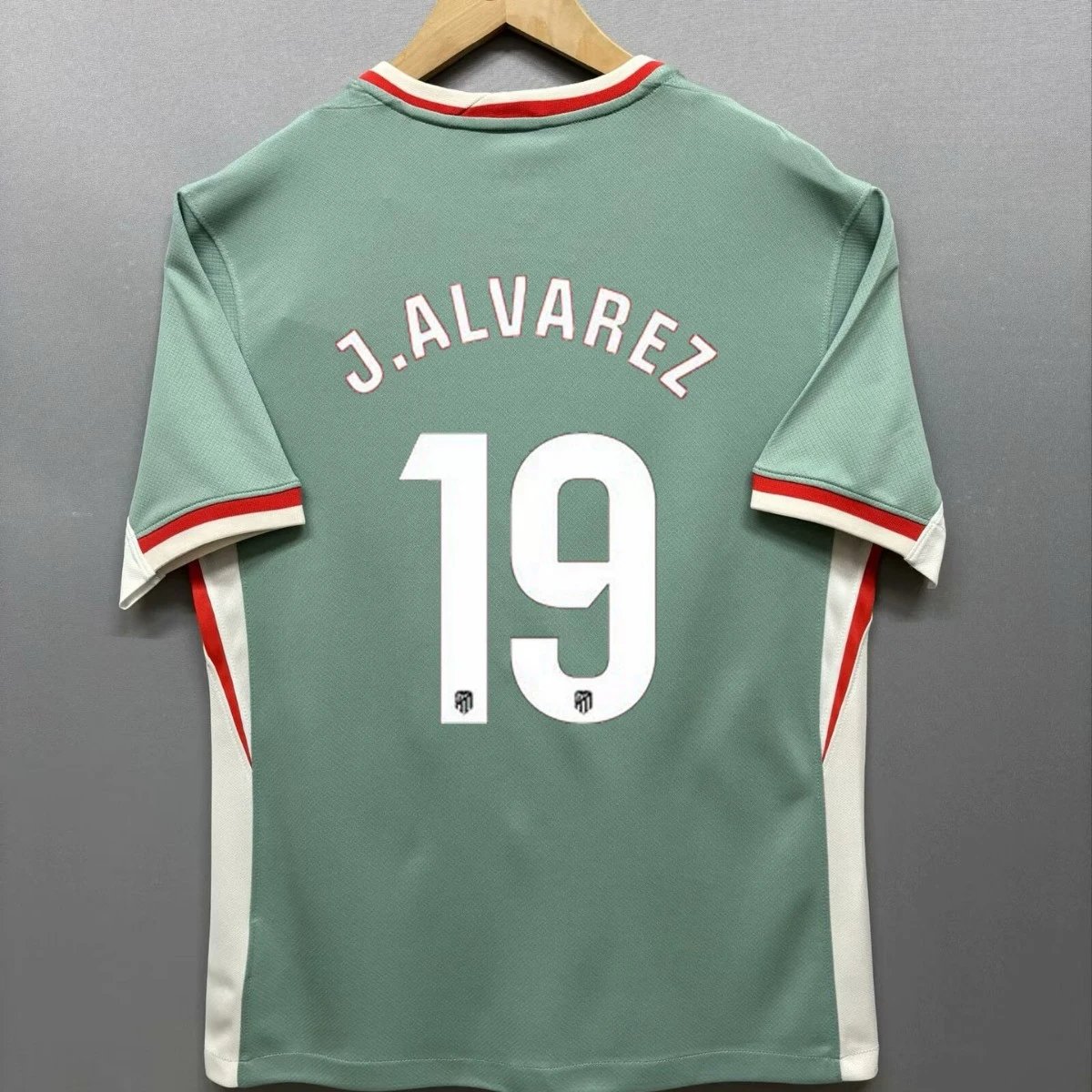 Atletico Madrid J. Alvarez Jersey Light Green-Manchester United-jerseys-cnfanssheet